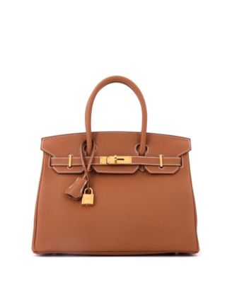 Click here for Pre-Owned HERMES Birkin 30 Handbag Brown Togo with... prices