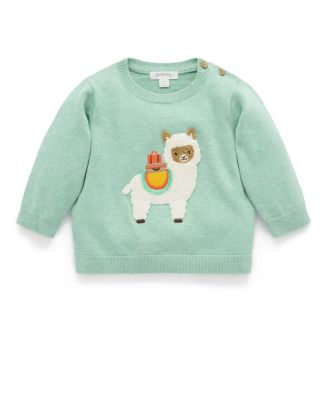 Click here for Purebaby Unisex Llama Knit Sweater - Baby prices