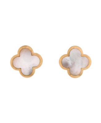 Click here for Pre-Owned Van Cleef & Arpels Pure Alhambra Stud Ea... prices
