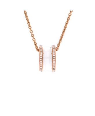 Click here for Pre-Owned Bvlgari B. Zero1 Pendant Necklace 18K Ro... prices