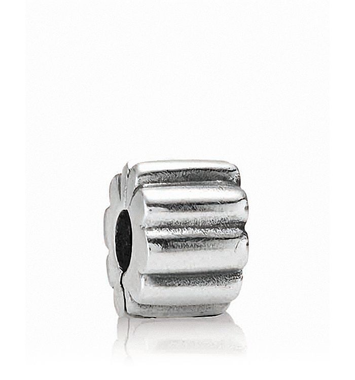 Pandora Moments Collection Sterling Silver Ribbed Clip | Bloomingdale's