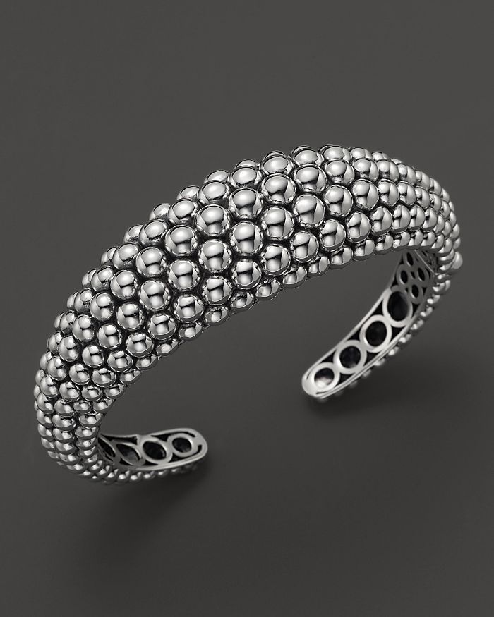 LAGOS Signature Caviar Sterling Silver Cuff | Bloomingdale's