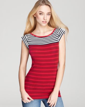 FRENCH CONNECTION Top - Boulevard Stripe | Bloomingdale's