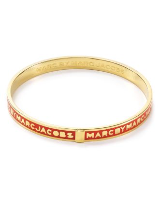 MARC JACOBS MARC BY Skinny Logo Bangle | Bloomingdale's