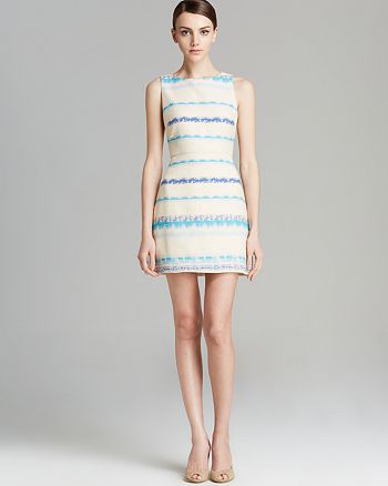 Alice and Olivia Alice + Olivia Dress - Eli Stripe Tweed | Bloomingdale's