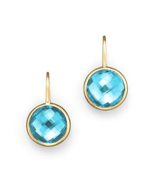 Click here for Amethyst Small Drop Earrings in 14K Yellow Gold -... prices