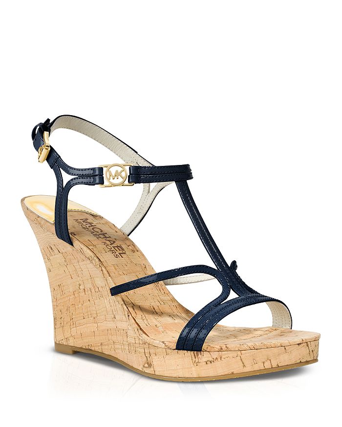 Michael Kors Open Toe Platform Wedge Sandals - Cicely | Bloomingdale's