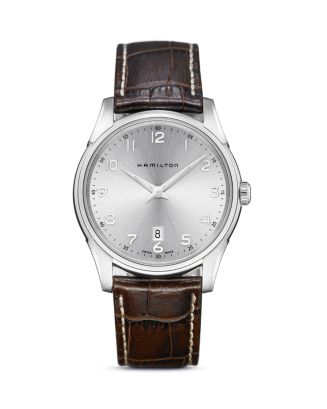 Hamilton Jazzmaster Thinline Quartz Watch, 42mm | Bloomingdale's