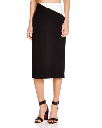 Alice and Olivia Alice + Olivia Karissa Color Block Pencil Skirt ...