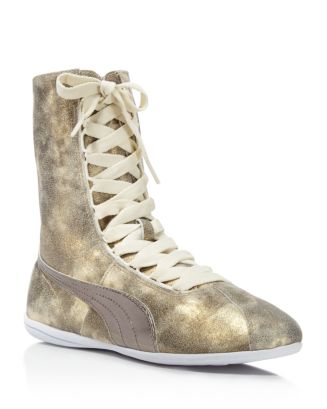PUMA Eskiva Hi Metallic Rihanna Collection Lace Up Sneakers ...