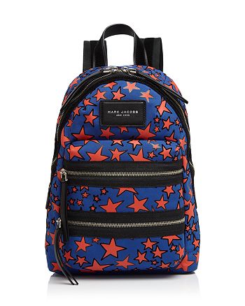 MARC JACOBS MARC JACOBS Medium Flocked Stars Print Backpack ...