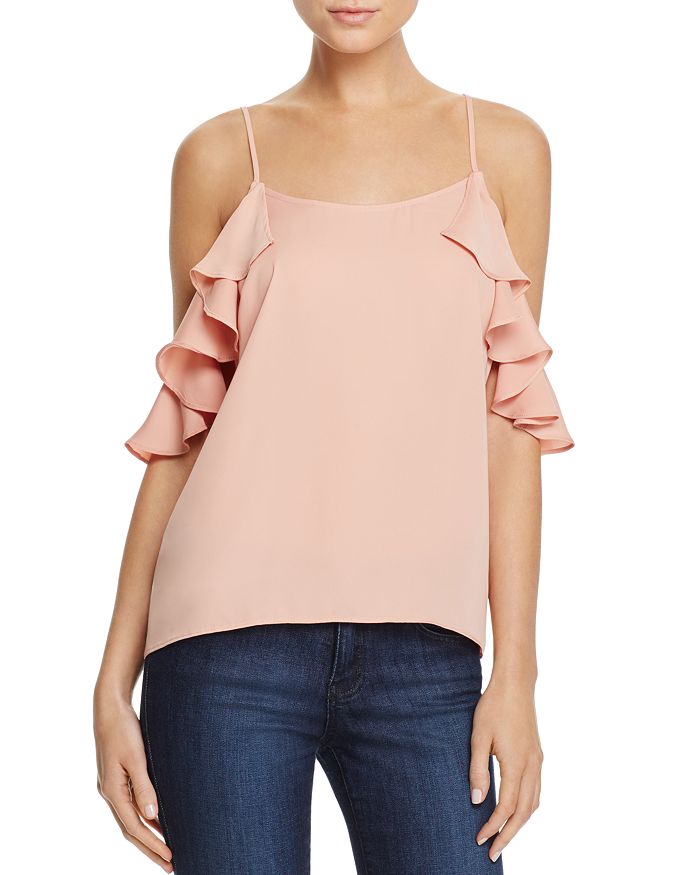 L'Academie The Cold Shoulder Cami | Bloomingdale's