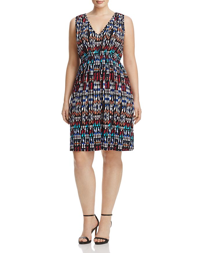 Tart Collections Plus Grecia Ikat Print Dress | Bloomingdale's