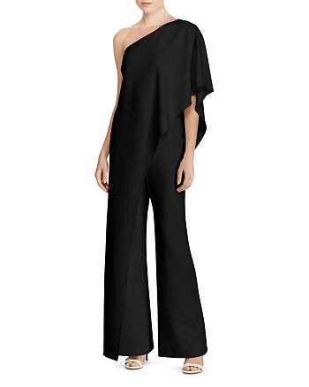 Ralph Lauren Ruffle One-Shoulder Jumpsuit - 100% Exclusive | Bloomingdale's
