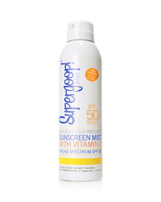Supergoop! Antioxidant-Infused Sunscreen Mist with Vitamin C SPF 50 6 ...