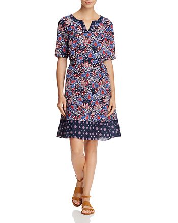 Foxcroft Nellie Mixed Pattern Dress | Bloomingdale's