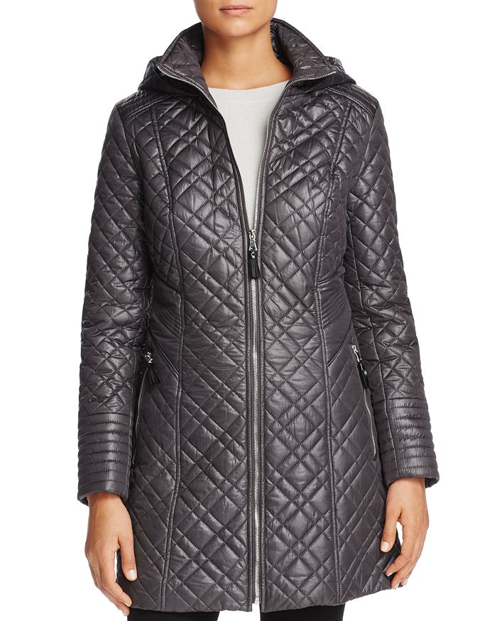 Via Spiga Quilted Coat | Bloomingdale's