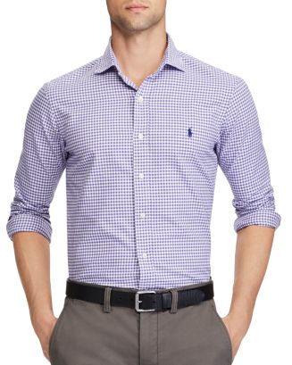 Polo Ralph Lauren Standard Fit Gingham Oxford Button-Down Shirt ...