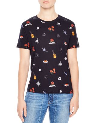 Sandro Julie Decal Tee | Bloomingdale's