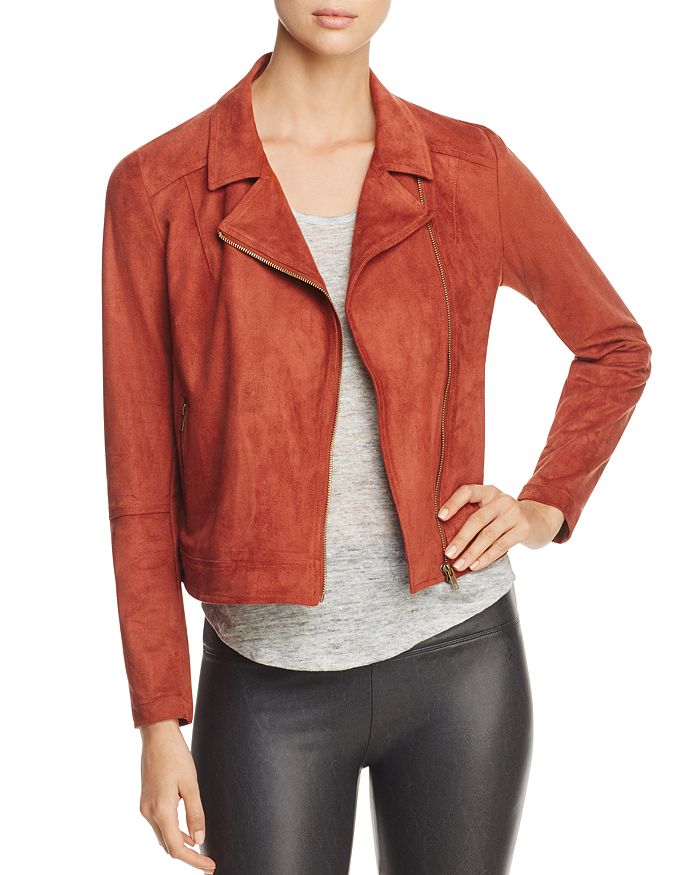 Lyssé Faux Suede Moto Jacket | Bloomingdale's