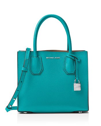 MICHAEL Michael Kors Mercer Medium Leather Messenger | Bloomingdale's