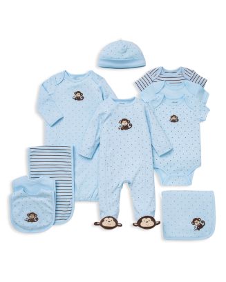 Little Me Boys' Monkey Footie, Bibs & More - Baby | Bloomingdale's