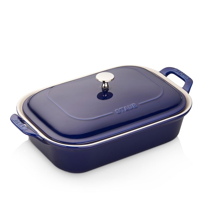 Staub 12" x 8" Rectangular Covered Ceramic Baking Dish | Bloomingdale's