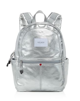 STATE Girls' Mini Kane Silver Backpack | Bloomingdale's
