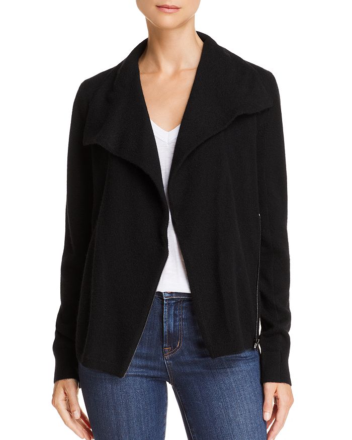 C by Bloomingdale's Cashmere Moto Cardigan - 100% Exclusive ...