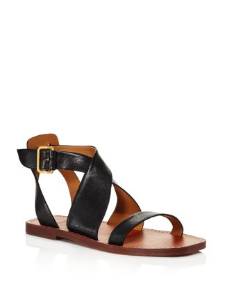 Chloé Women's Virginia Leather Ankle Strap Sandals | Bloomingdale's