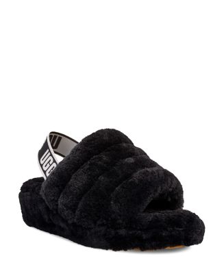 UGG® Women's Fluff Yeah Shearling Slingback Slippers | Bloomingdale's
