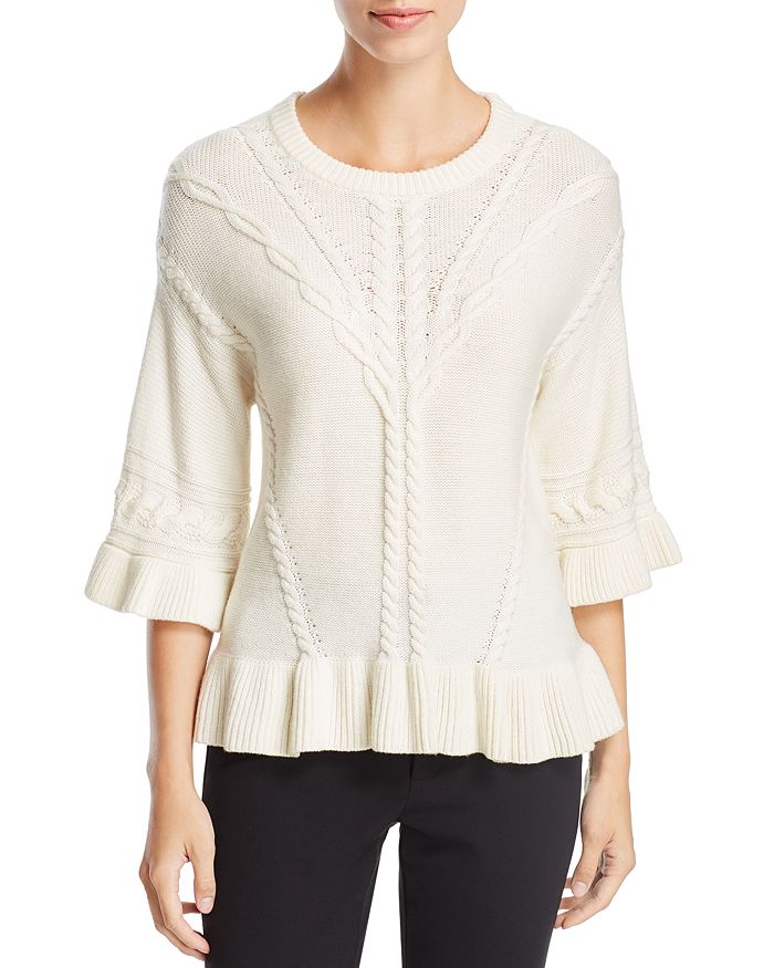 kate spade new york Cable-Knit Sweater | Bloomingdale's