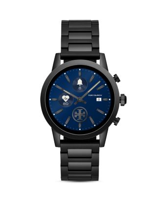 Tory Burch The Gigi Black Touchscreen Smartwatch, 40mm | Bloomingdale's