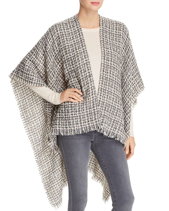 Echo Metallic Tweed Ruana | Bloomingdale's