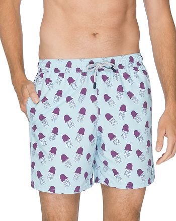 TOM & TEDDY Jellyfish Print Swim Trunks | Bloomingdale's