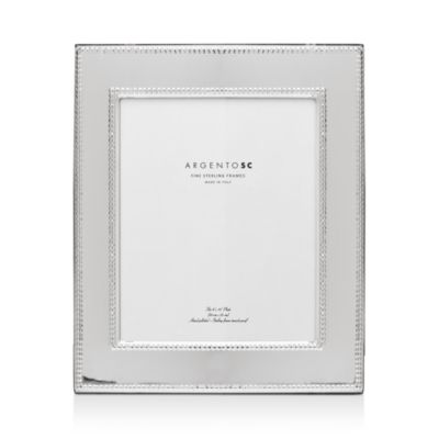 Click here for Argento Sc Amira Double-Bead Sterling Silver Frame... prices