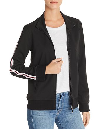 AQUA Striped-Sleeve Track Jacket - 100% Exclusive | Bloomingdale's