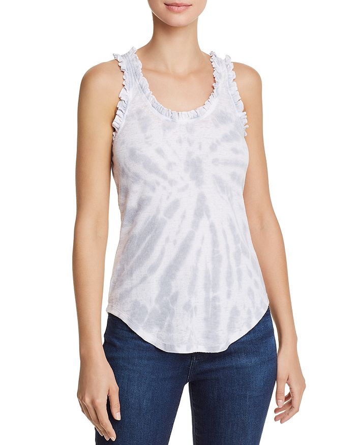 CHASER Ruffled Tie-Dye Tank | Bloomingdale's