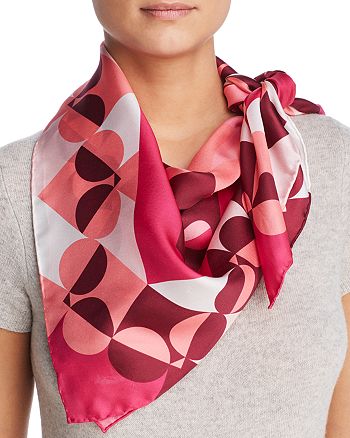 kate spade new york Spade Silk Scarf | Bloomingdale's