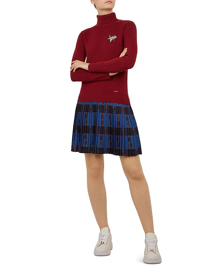 Ted Baker Ted Baker Colour by Numbers Paraz Layered-Look Dress ...