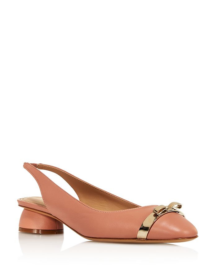 Salvatore Ferragamo Women's Round Heel Slingbacks | Bloomingdale's