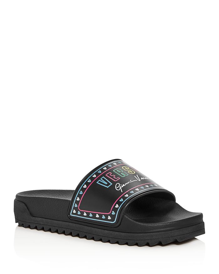 Versus Versace Men's Logo Slide Sandals | Bloomingdale's