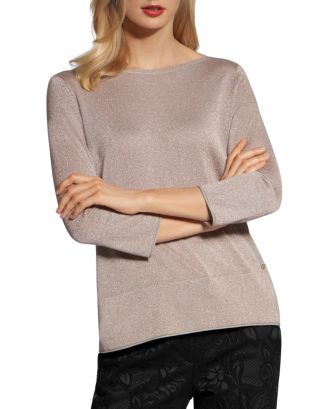 BASLER Metallic Boatneck Sweater | Bloomingdale's