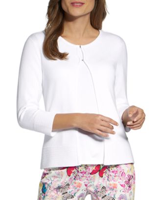 BASLER Ribbed-Trim Cardigan | Bloomingdale's