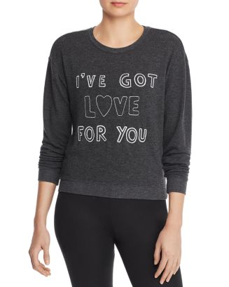 Spiritual Gangster Got Love Embroidered Sweatshirt | Bloomingdale's