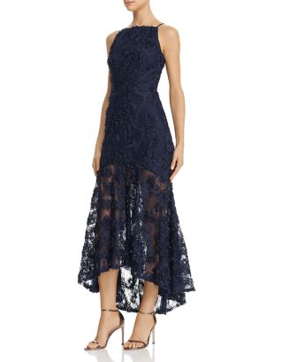 Avery G Floral-Appliqué Maxi Dress | Bloomingdale's