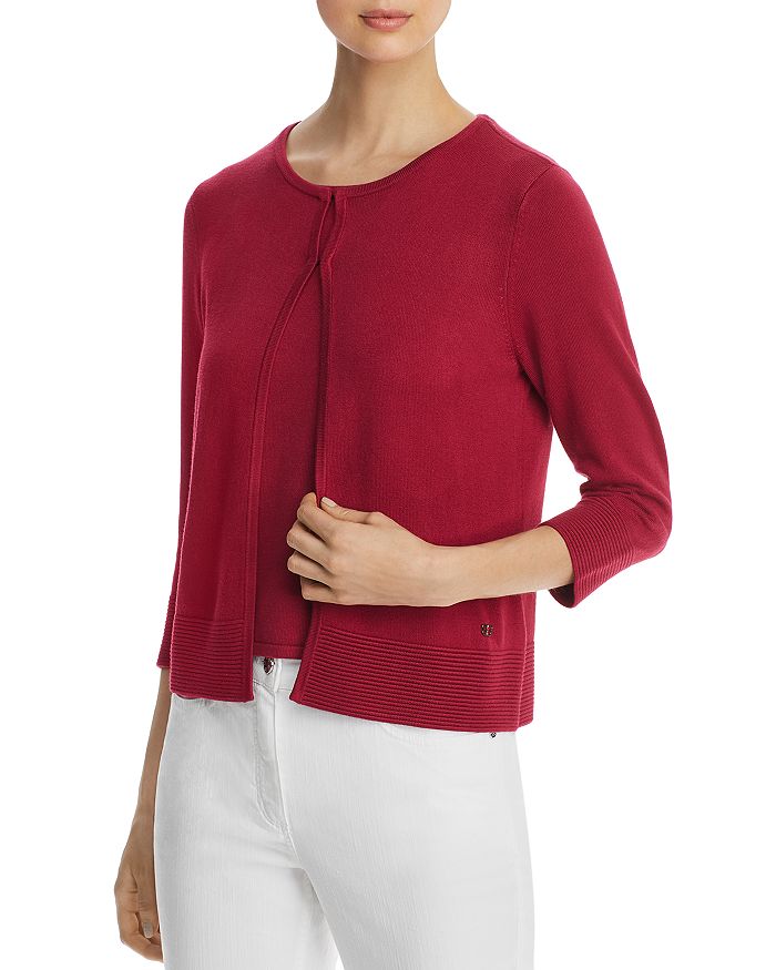 BASLER Ottoman-Trim Cardigan | Bloomingdale's