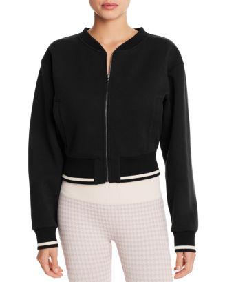 Varley Cole Cropped Bomber Jacket | Bloomingdale's