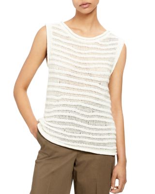 Theory Striped Knit Tank | Bloomingdale's