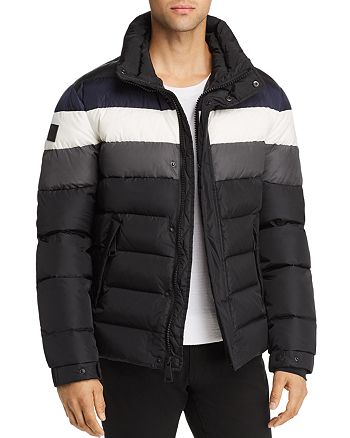 SAM. Matte Olympic Color-Block Down Jacket | Bloomingdale's